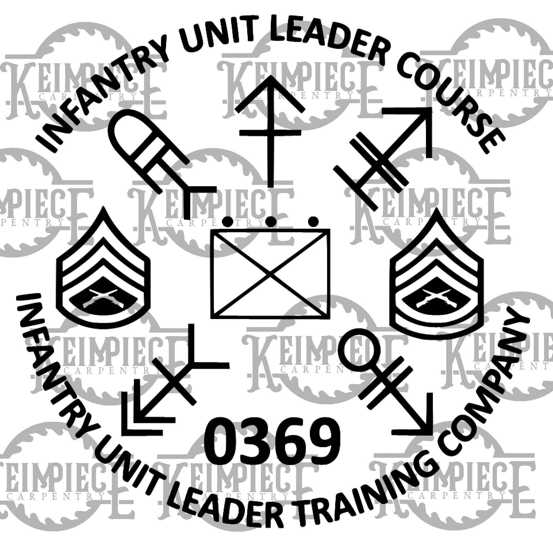 Infantry Unit Leaders Course Logo IULC SVG & PNG File - Etsy