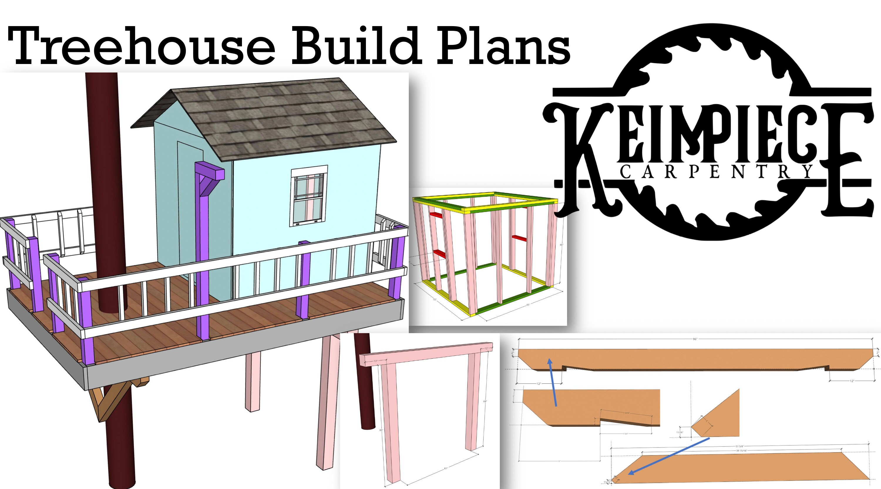 Treehouse Build Plan - Etsy