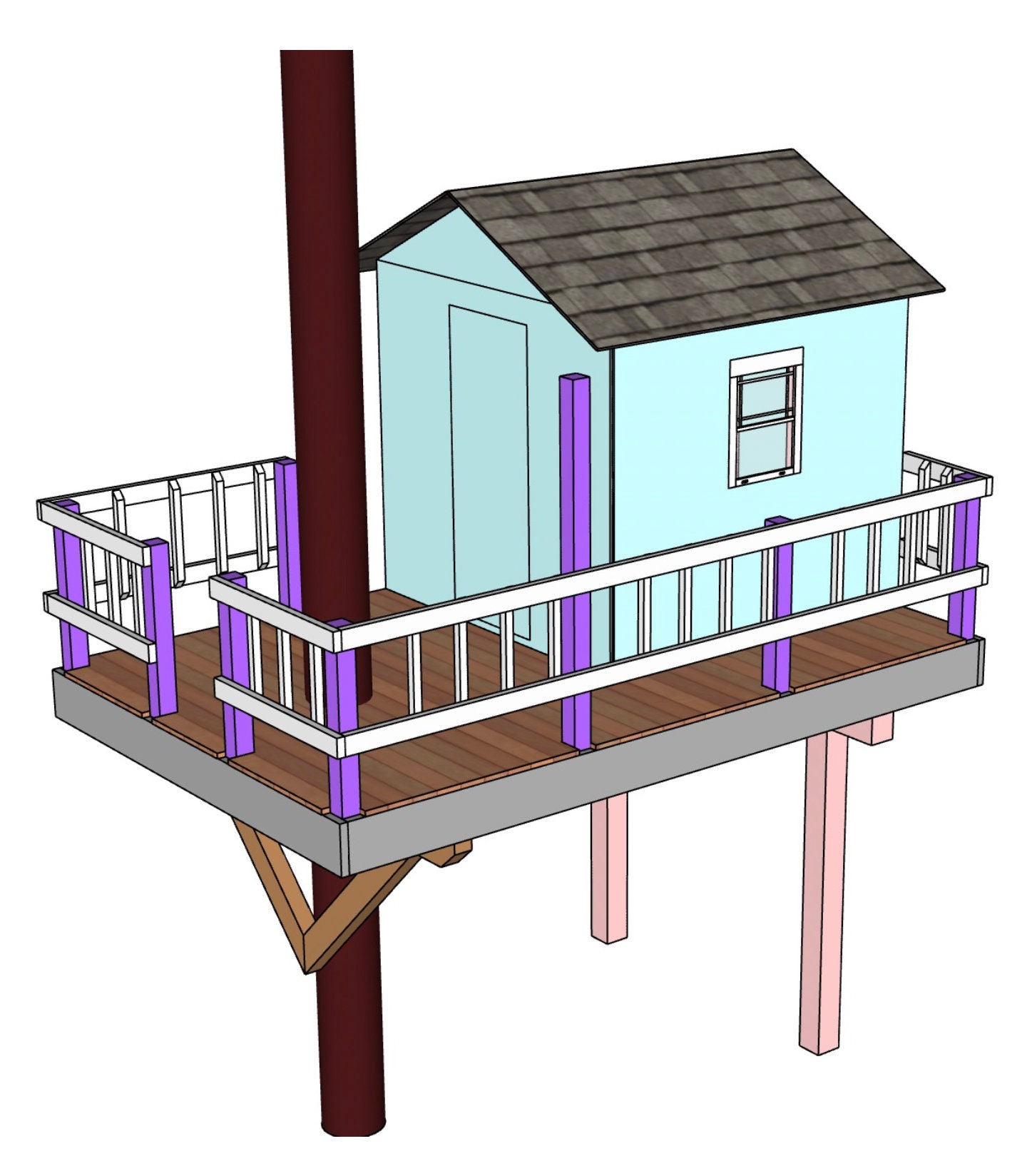 Treehouse Build Plan - Etsy