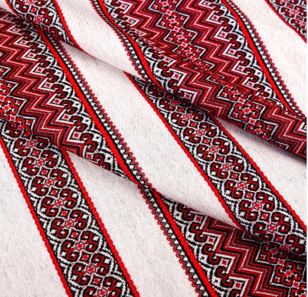 Linen Woven Fabric Ukrainian Ethnic Decoration Exclusive Pillows ...