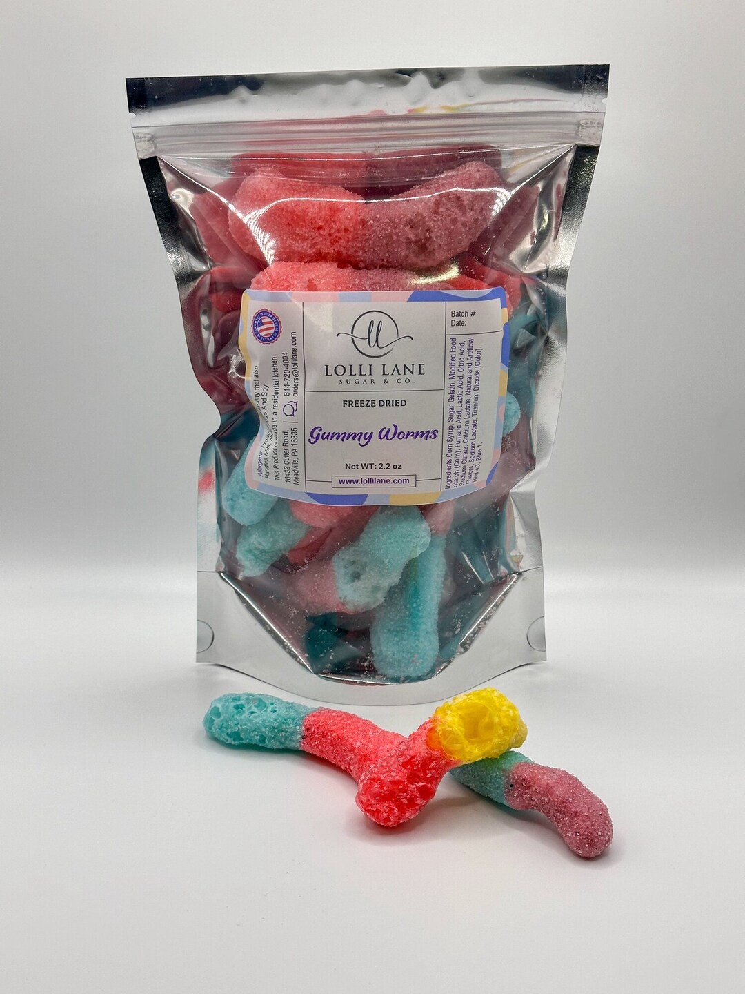 Freeze Dried - Gummy Worms - Etsy