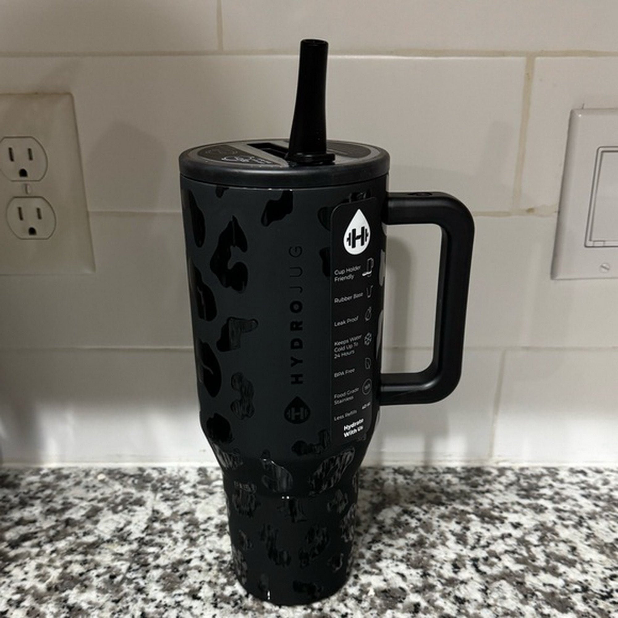 Brand New Limited Edition 40-oz Black Leopard Hydrojug - Etsy