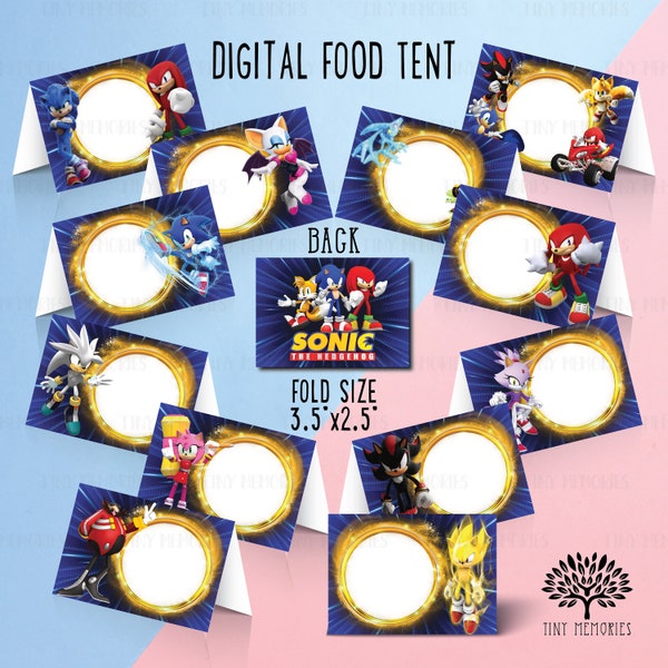 Sonic Party Printable - Etsy