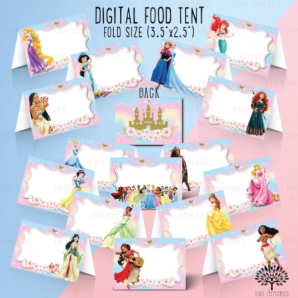 Princess Labels - Etsy