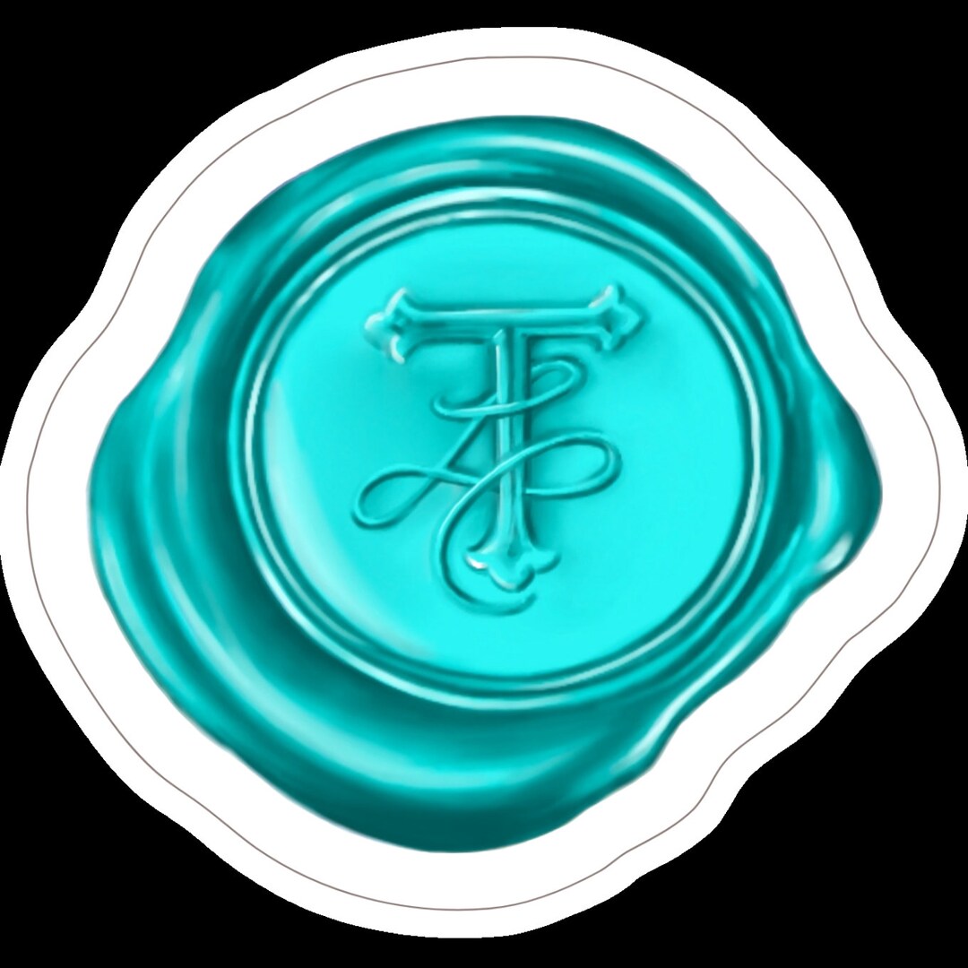 Wax Seal Logo Sticker - Etsy
