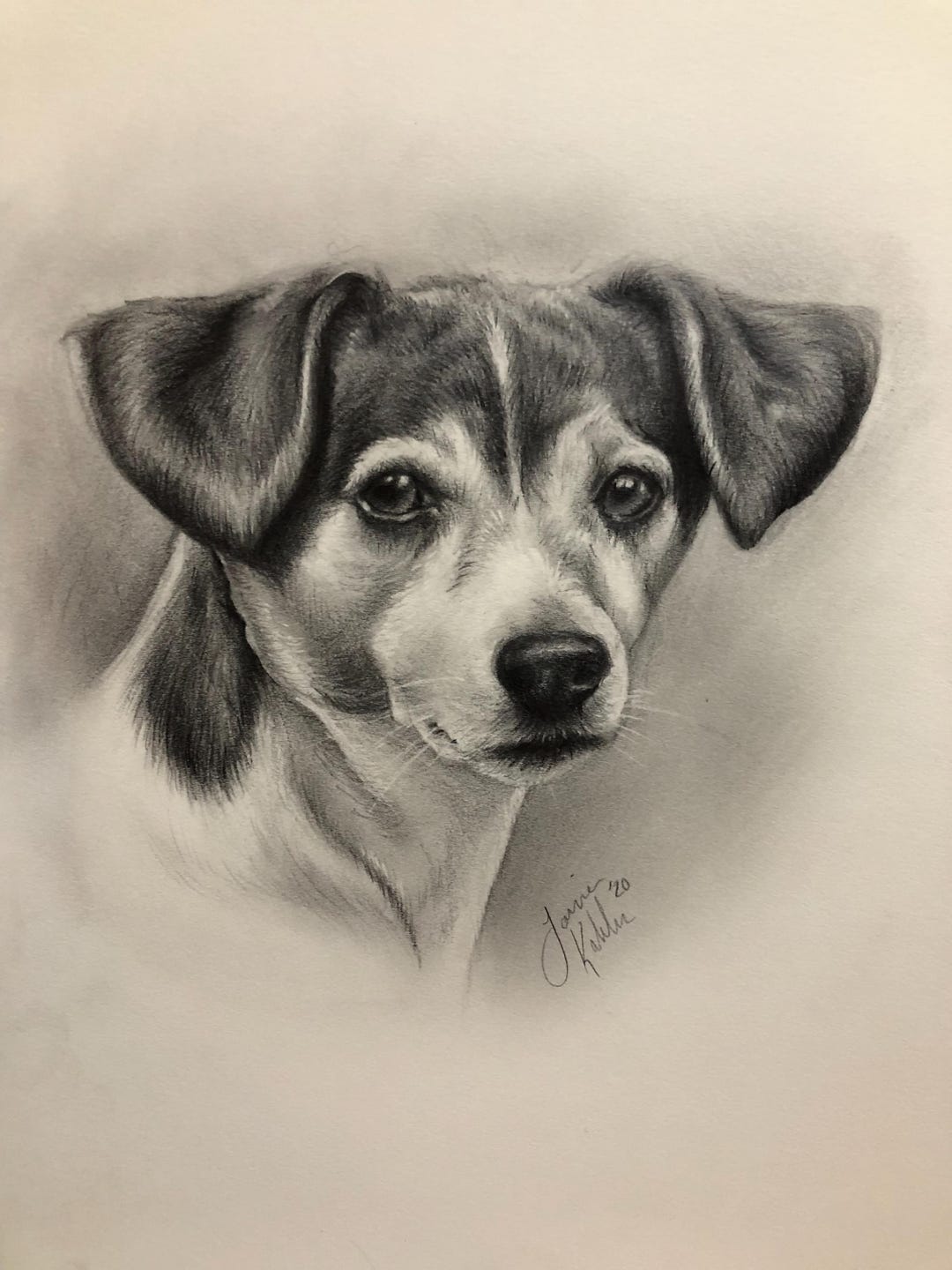 Custom Hand Drawn One Subject Portraits - Etsy