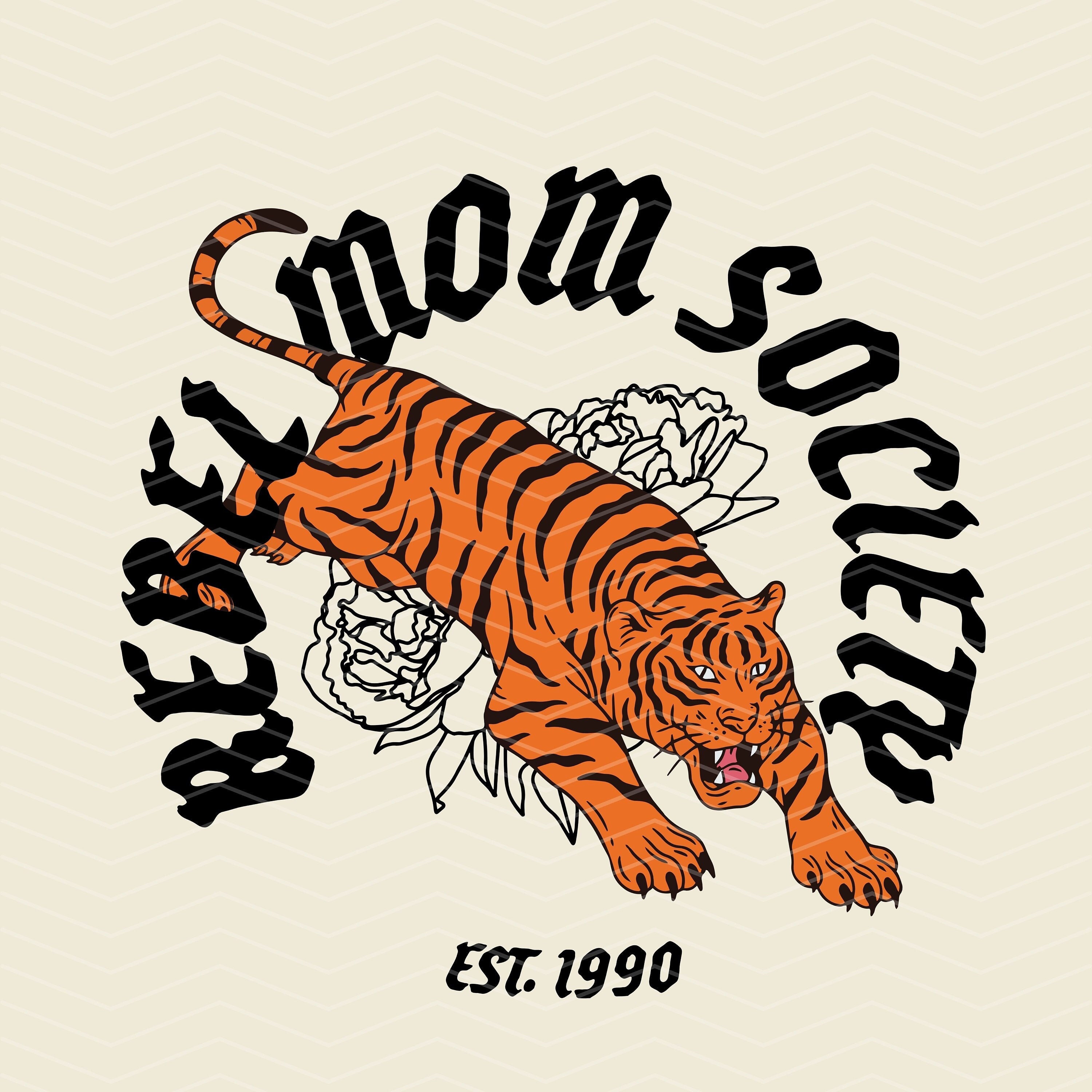 Rebel Mom Society PNG Rebel Mama Club Badass Mom Club Girl Gang Tiger ...