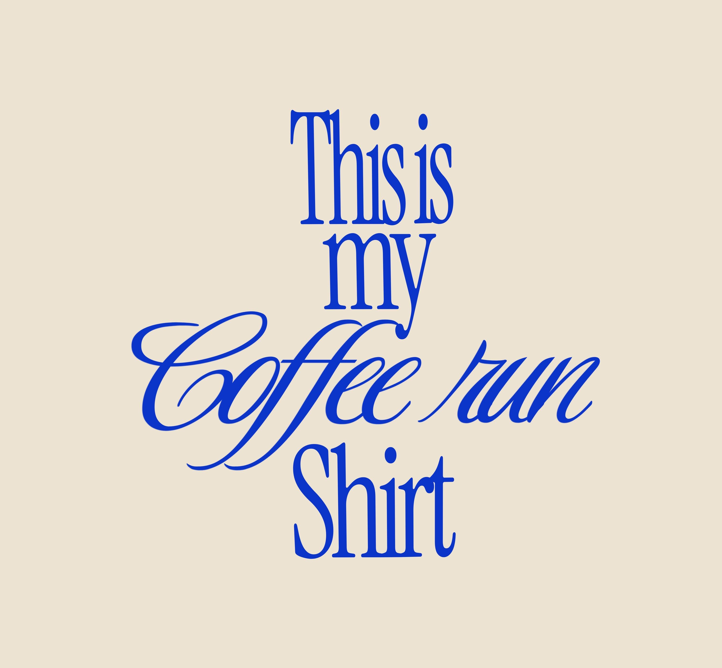 Coffee Run Shirt Caffeinated Moms Club Coffee Lovers Iced Coffee Tired ...