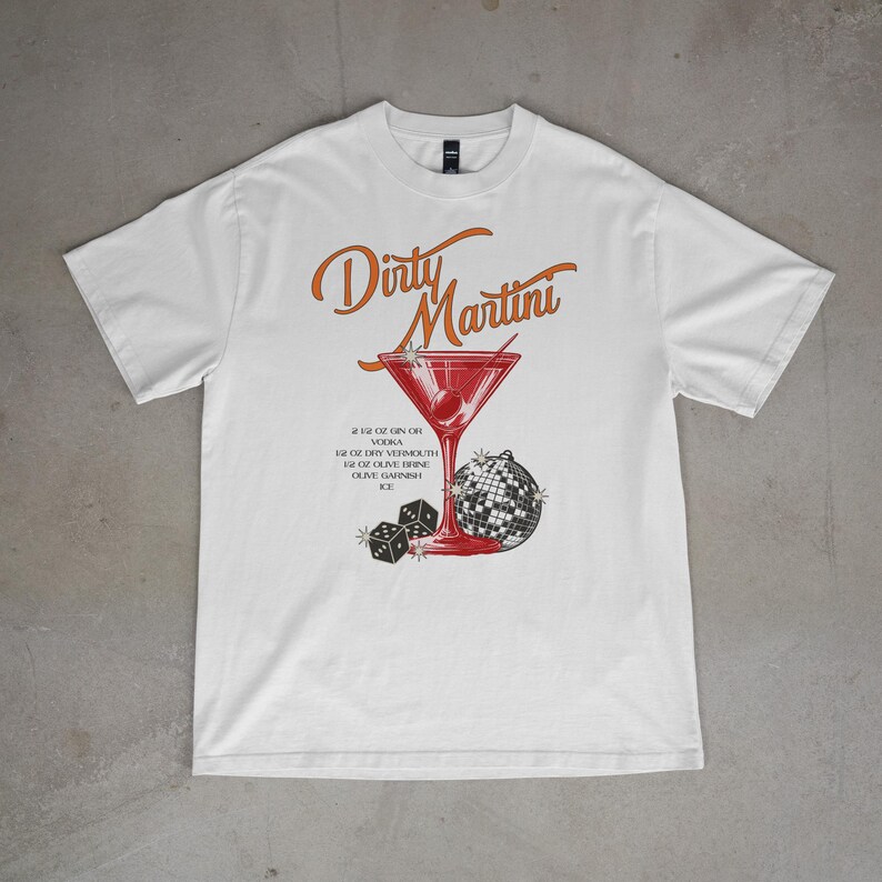 Dirty Martini Cocktail Recipe Shirt Happy Hour Shirt Moms Who Brunch ...