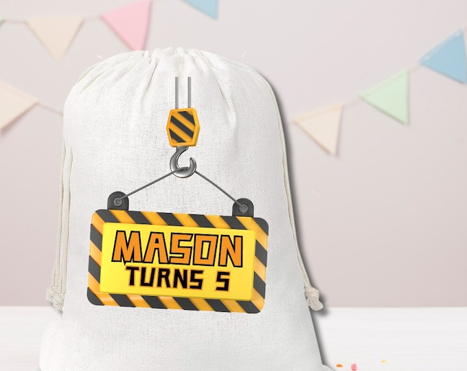 Tool Party Favor Bags: Construction Tools Design, Construction Goody ...