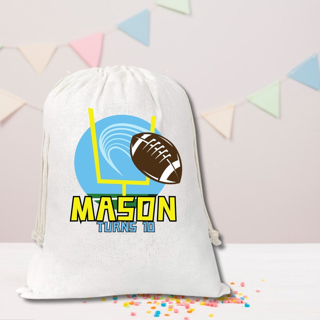 Football Birthday Party, Football Birthday Bag, Football Goody Bag ...