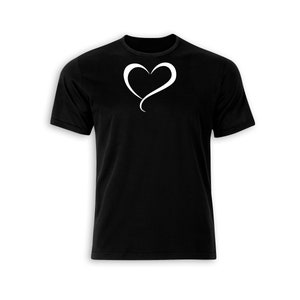 Open Heart. Printable Heart. Digital Heart. Heart on a T-shirt, Glass ...