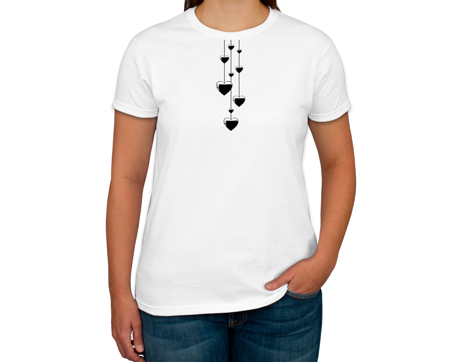 Open Heart. Printable Heart. Digital Heart. Heart on a T-shirt, Glass ...