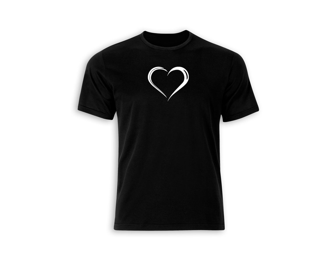 Open Heart. Printable Heart. Digital Heart. Heart on a - Etsy