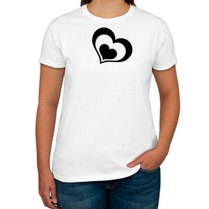 Open Heart. Printable Heart. Digital Heart. Heart on a T-shirt, Glass ...