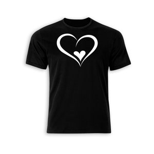 Open Heart. Printable Heart. Digital Heart. Heart on a T-shirt, Glass ...