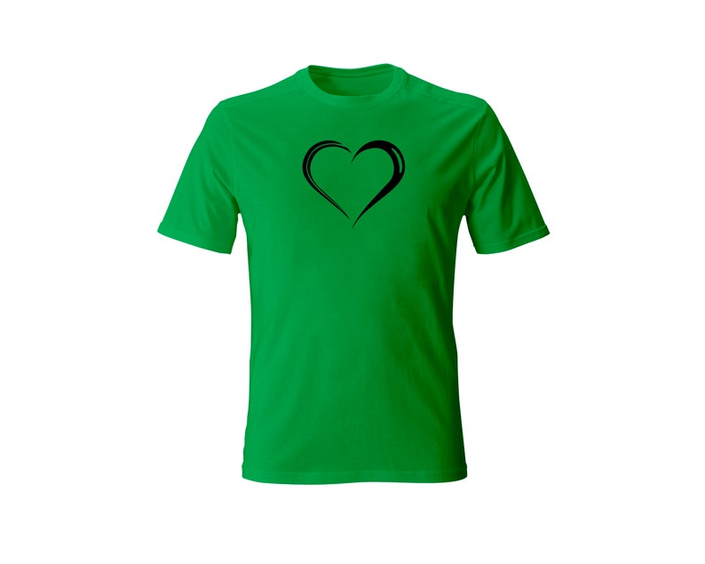 Open Heart. Printable Heart. Digital Heart. Heart on a T-shirt, Glass ...