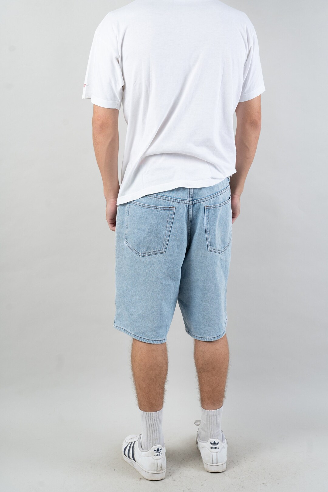 Vintage Denim Jorts Oversized Baggy Jeans Pants Shorts 80s Size L 33 ...