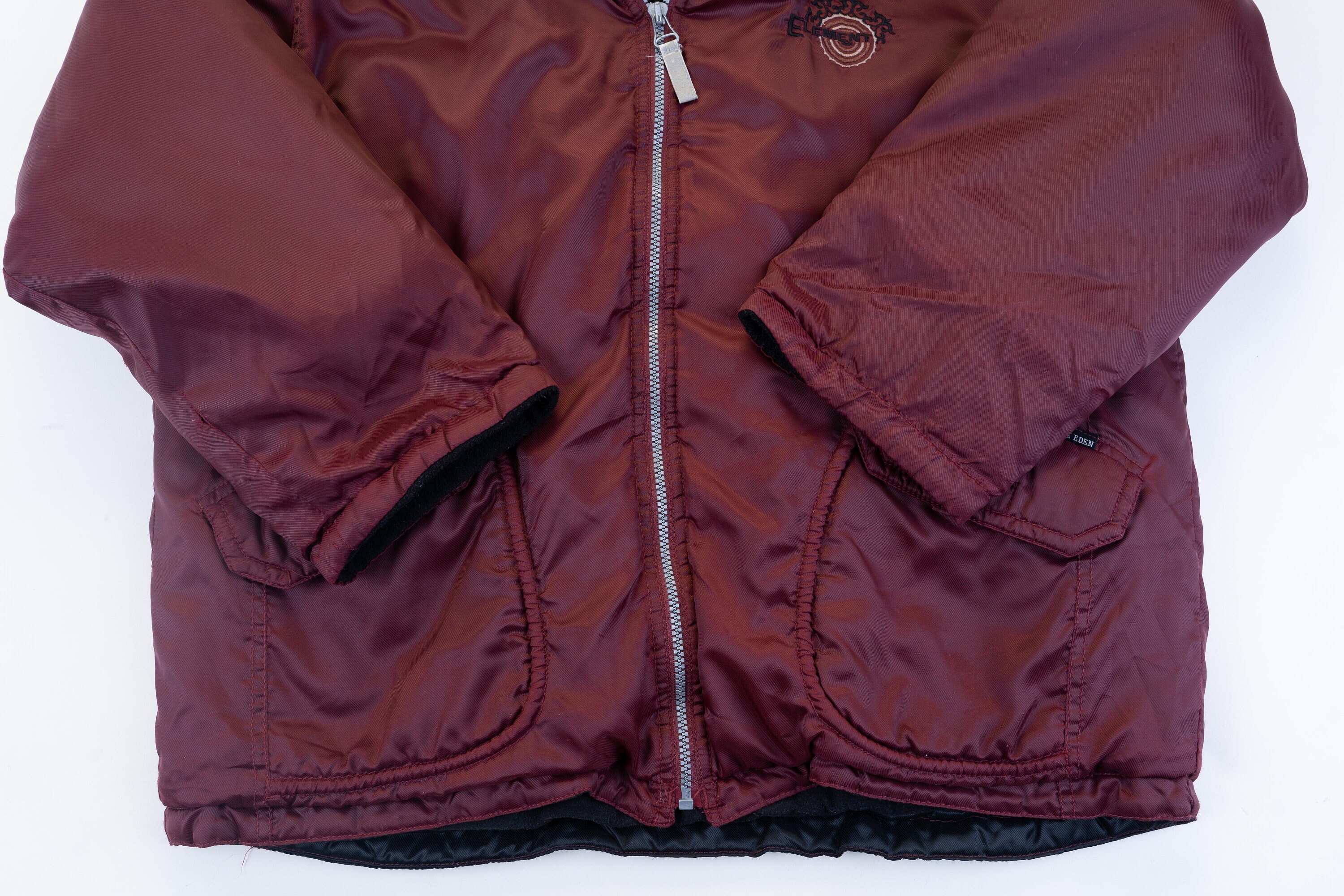 80s Vintage Element Jacket Element Puffer Jacket Lined With Fleece ...