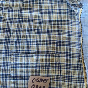 80s Vintage Lumberjack Shirt Yellow Check Pattern Size XL Cotton ...