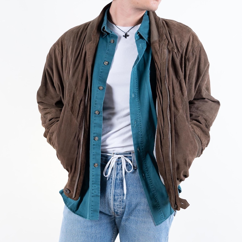 Carhartt Vintage Suede Jacket - Etsy