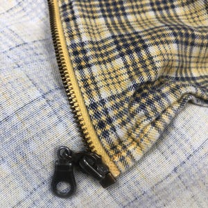 80s Vintage Lumberjack Shirt Yellow Check Pattern Size XL Cotton ...