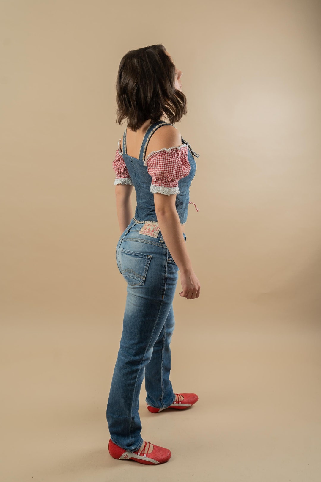 Y2K Mustang Vintage Size S Low Rise Denim Jeans Bootcut Pants 90s MID ...