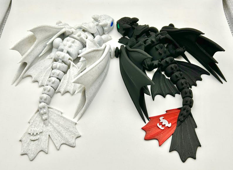 How to Train Your Dragon – Toothless Toy (night Fury) 2-pack Set - Etsy UK