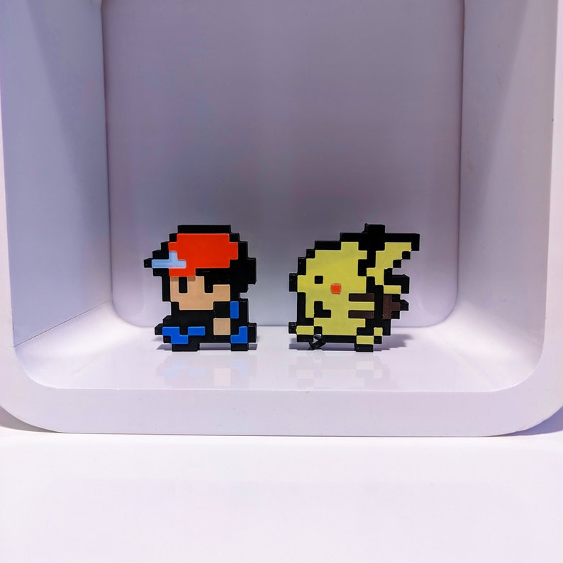 Pixel Art Pokemon Fridge Magnet Decoration Retro - Etsy