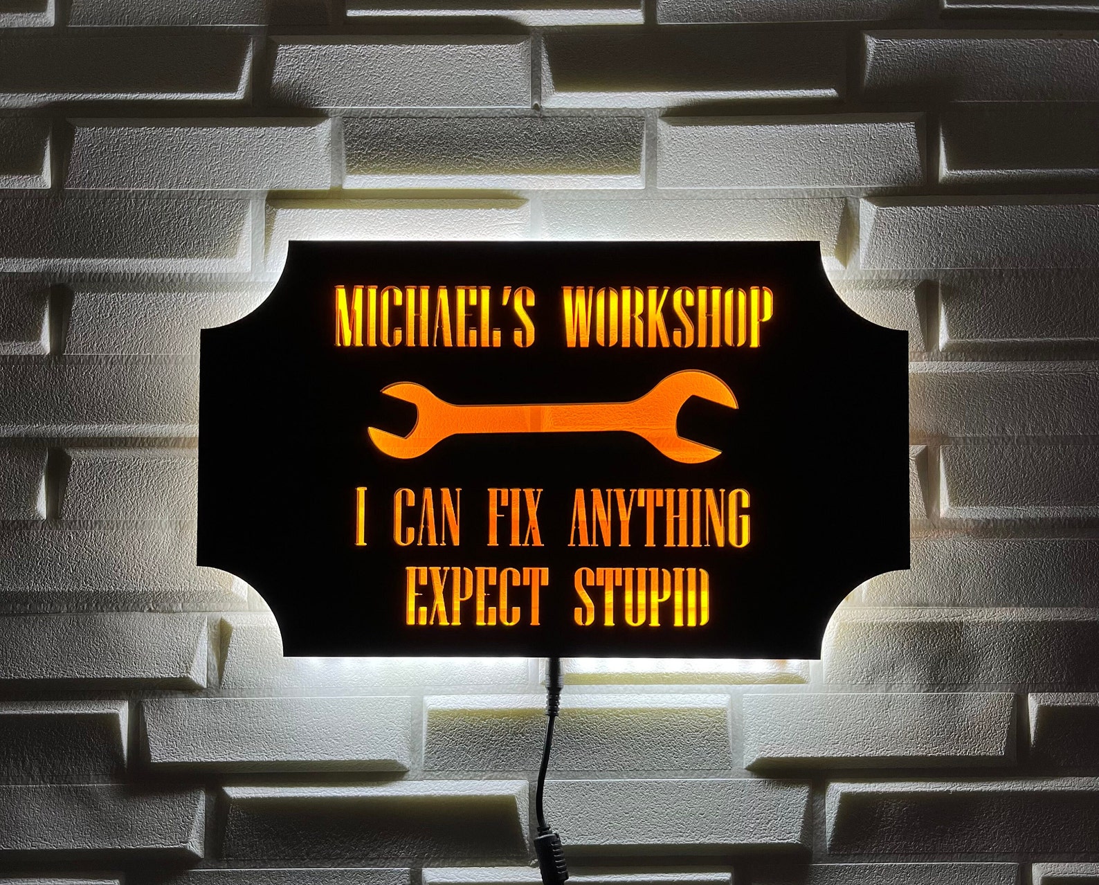 Custom Workshop Sign, Custom Garage Sign, Workshop Wall Art, Workshop ...