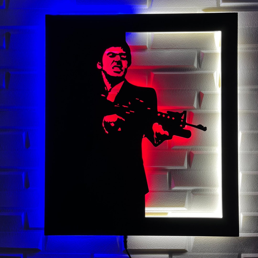 80s Movie LED Sign, Man Cave Decor, Cinema Wall Art, Gift for Christmas ...