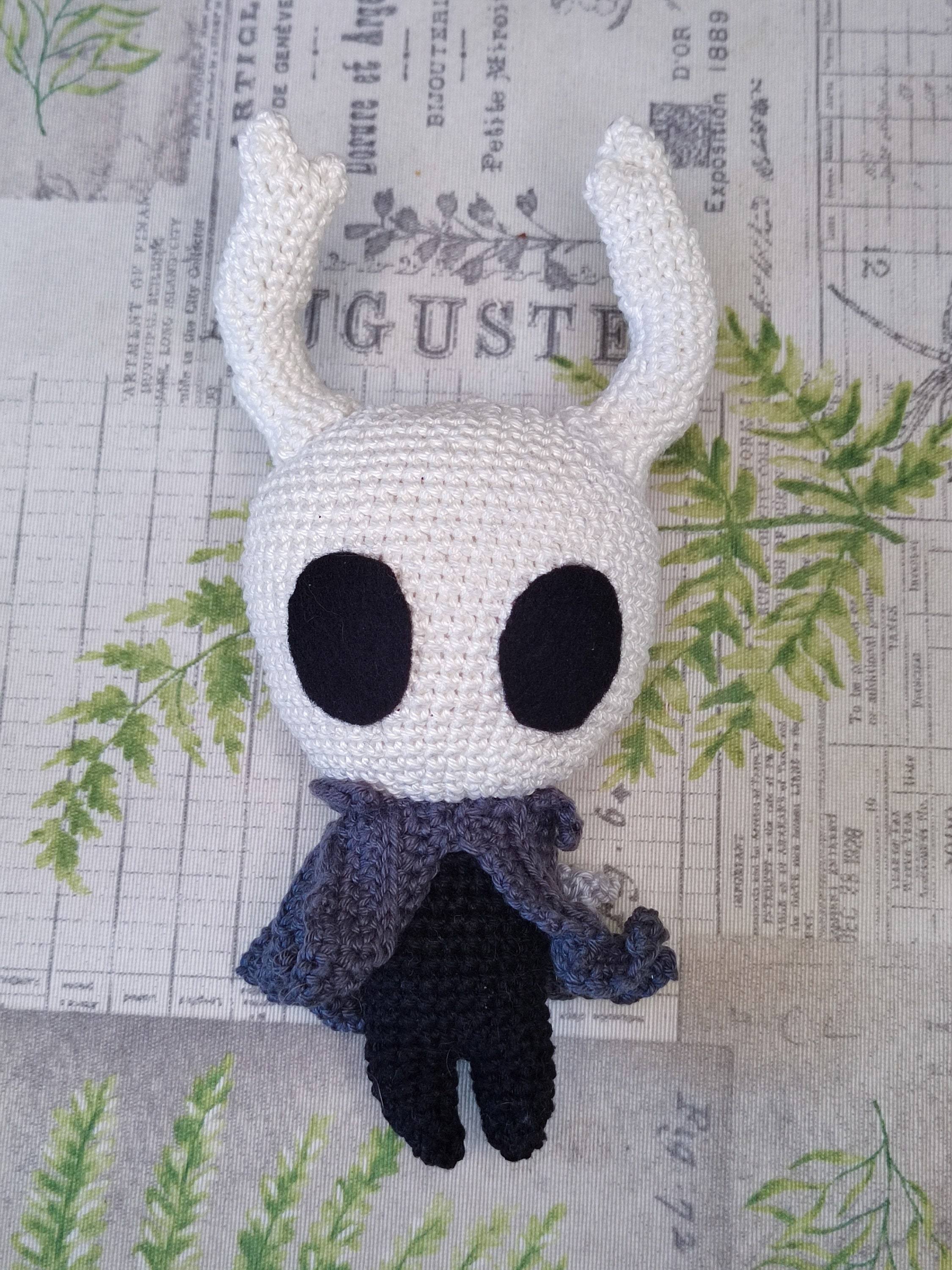 Hollow Knight Amigurumi the Knight - CROCHET PATTERN - PDF Amigurumi ...