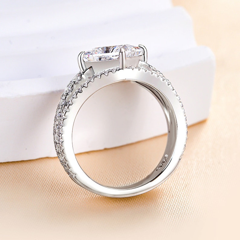 Special Princess Cut Engagement Ring - Etsy