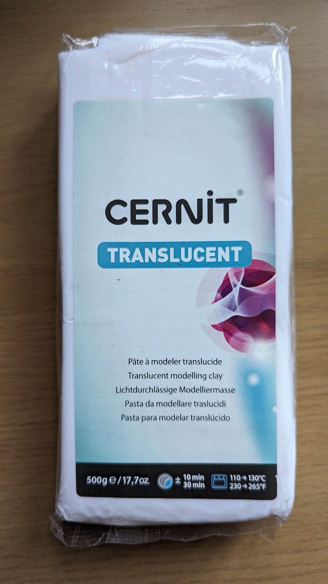 Cernit TRANSLUCENT White Polymer Clay 500g - Etsy