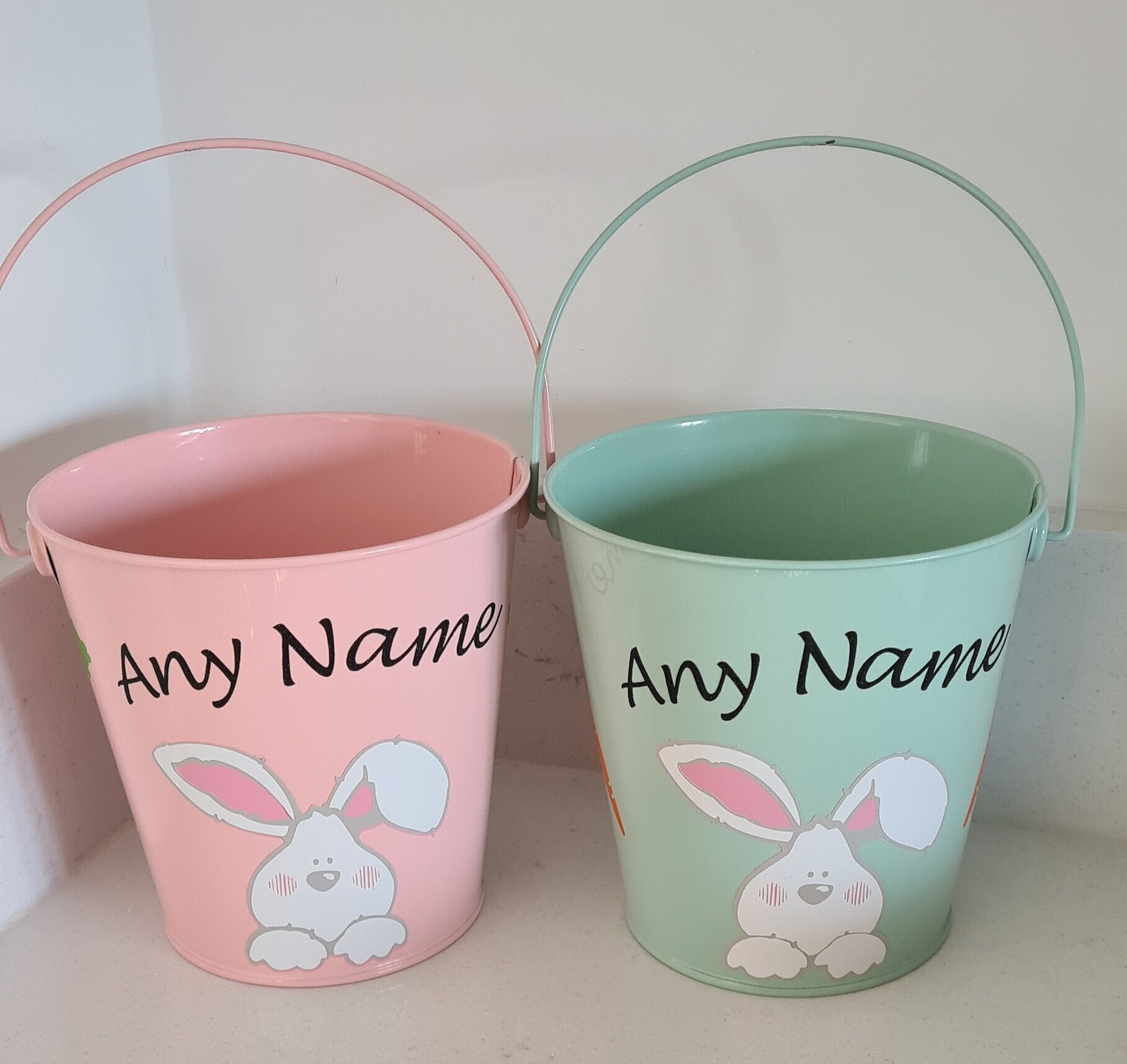 Personalized Easter Egg Hunt Bucket – Bunny Design Gift for Kids - Etsy UK
