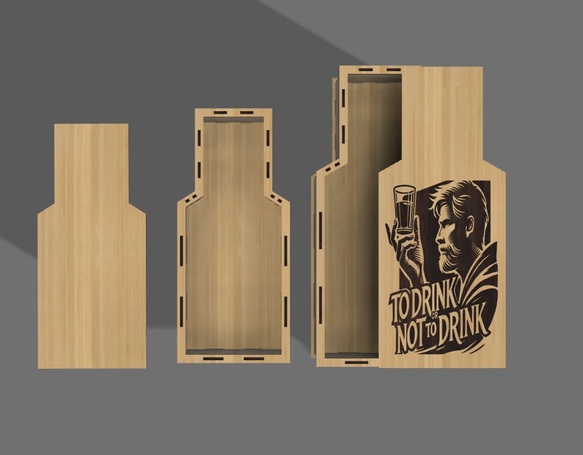 Laser Cut Whiskey Gift Box: SVG DXF PDF Files (digital Download) - Etsy