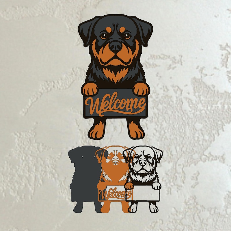 Rottweiler Sign - Etsy