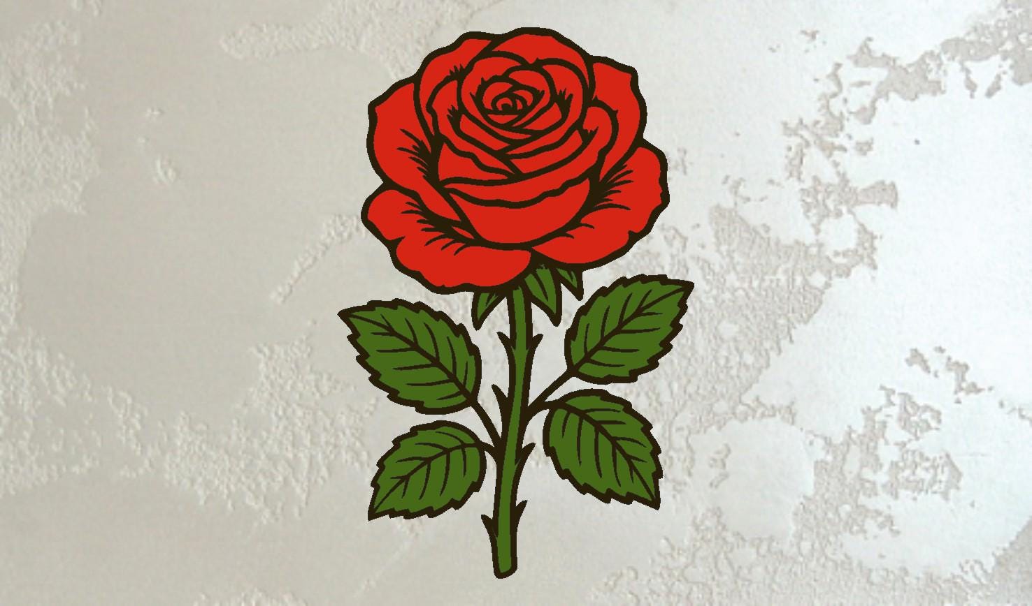 Layered Rose SVG PDF Cdr DXF, 3D Multilayer Rose Design for Laser Cut ...
