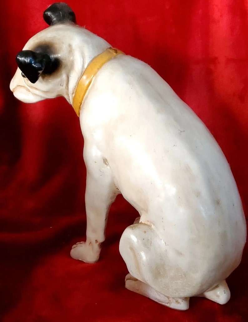 Vintage RCA Nipper Dog Statue Approximately 13 X 12 In. Made of Resin ...