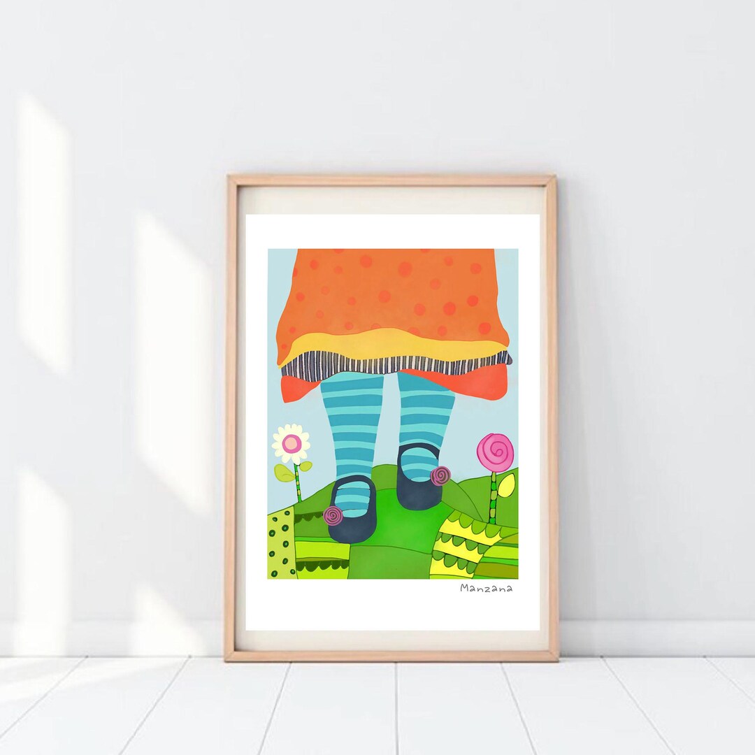 Happy Feet Printable - Enjoy Every Moment - Positive Affirmation ...