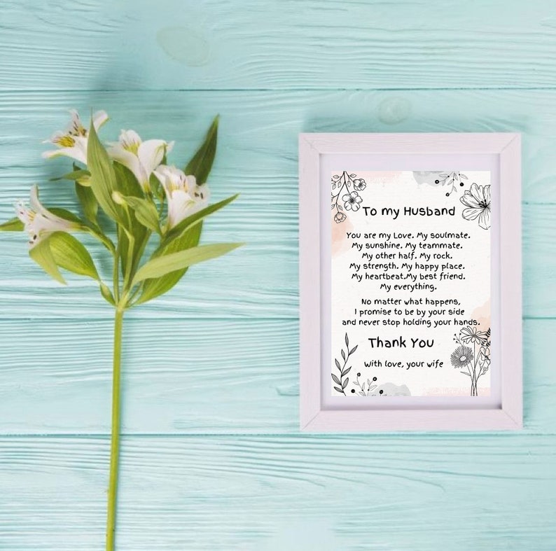 Digital Romantic Card for Husband - Birthday Husband Card - Anniversary ...