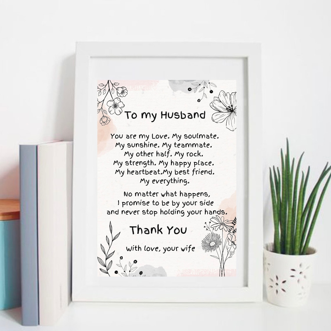Digital Romantic Card for Husband - Birthday Husband Card - Anniversary ...