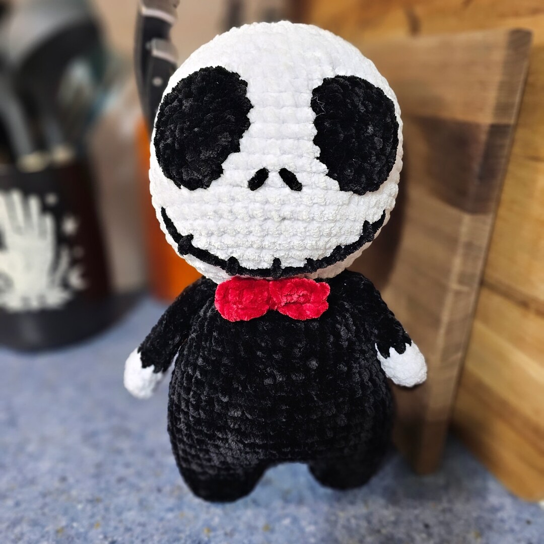 Crochet Baby Jack Skellington Plushie - Etsy