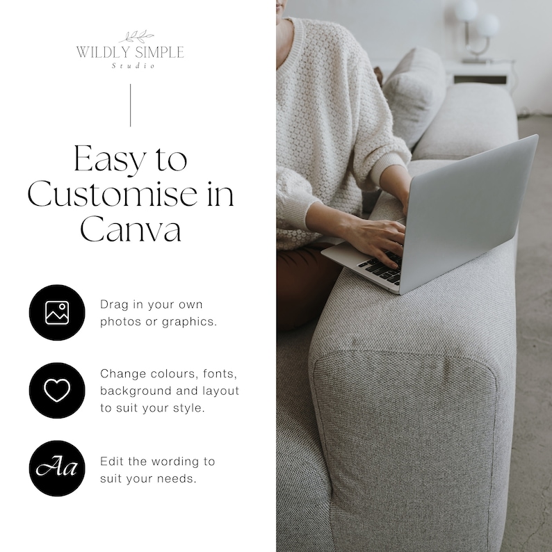 Nothing Fancy Just Love Digital Invitation, Modern Minimalist Intimate ...