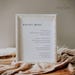 Food Menu Buffet Sign Wedding, Simple Minimal, Reception Dinner Table ...