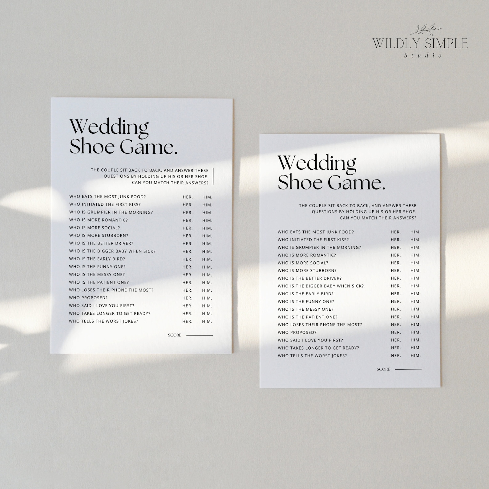 Editable Wedding Shoe Game, Couples Shower Game, Fun Bride and Groom ...