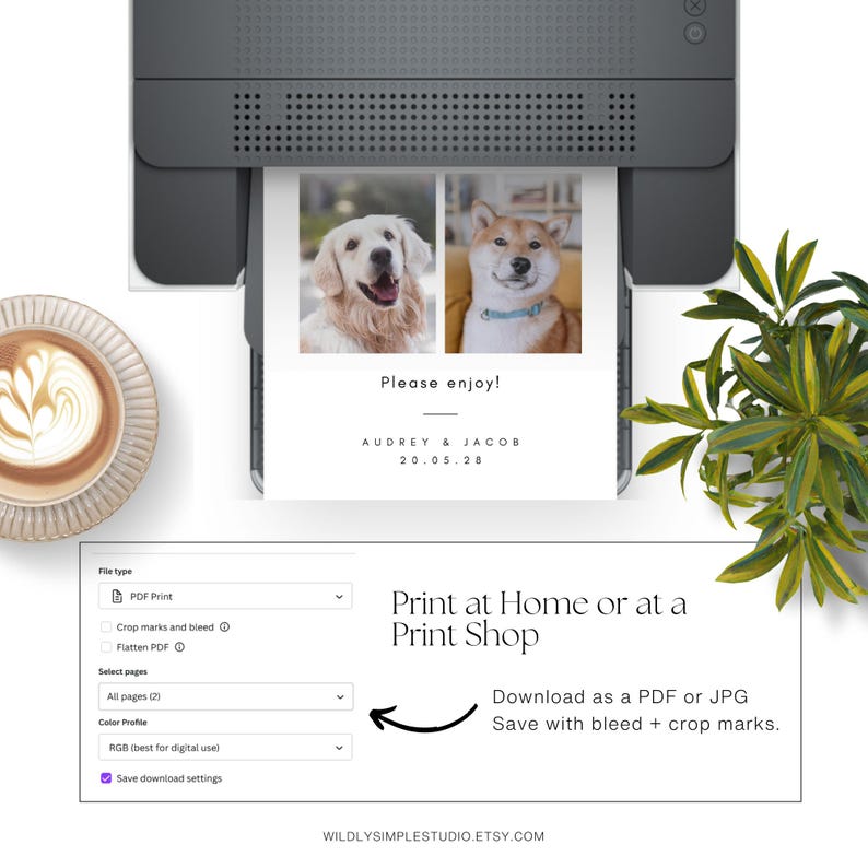 Drinks on Us Wedding Sign Pets, Open Bar Menu, Dog Photo Drink Signage ...