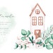 Scandinavian Christmas Printable Clipart Png Watercolor Nordic House ...