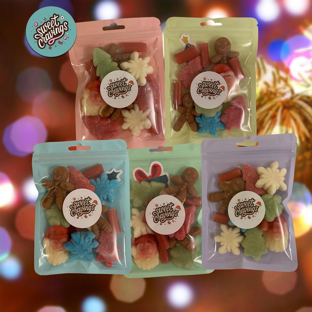 Christmas Sweet Bags | Christmas Party Favours | Stocking Filler Treats ...