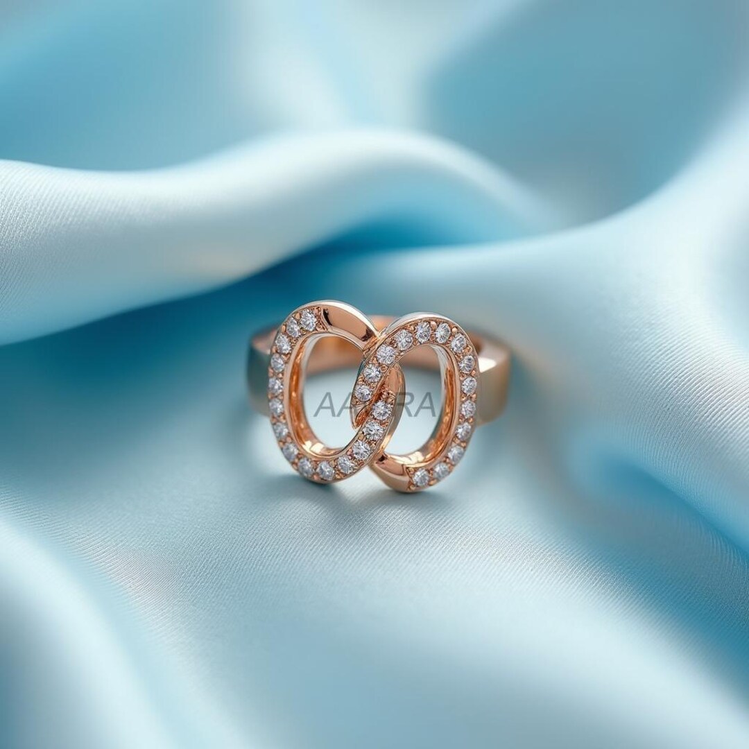 Minimalist Open Circle Diamond Ring, Open Circle Diamond, Daily Wear ...